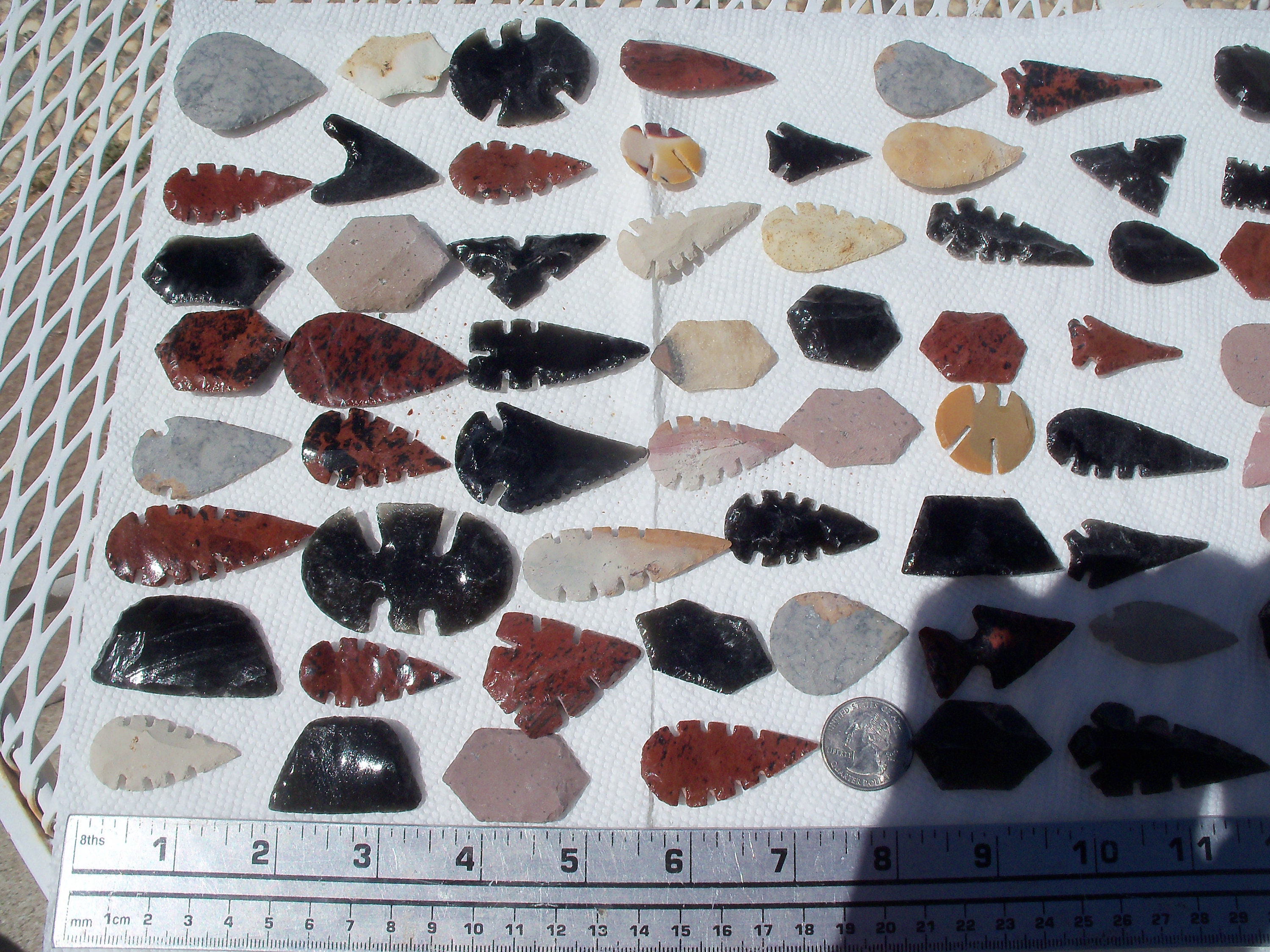 5 exotic arrowheads per lot. | Etsy