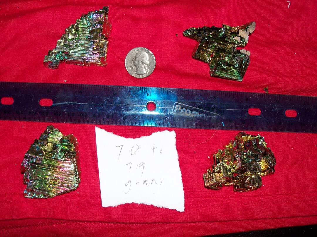 Bismuth 70 to 79 Gram Piece Rainbow Titanium Crystal Cluster Reiki - Etsy