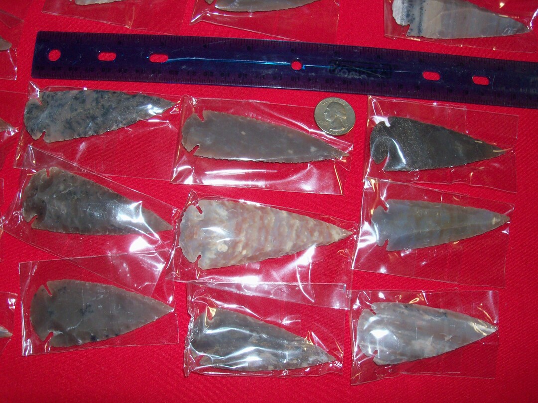 1 About 3 Inch Arrowhead Fancy Jasper per Lot - Etsy