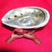 4 Inch Wood Stand for Abalone Shells, Gemstones, or Other Items ...