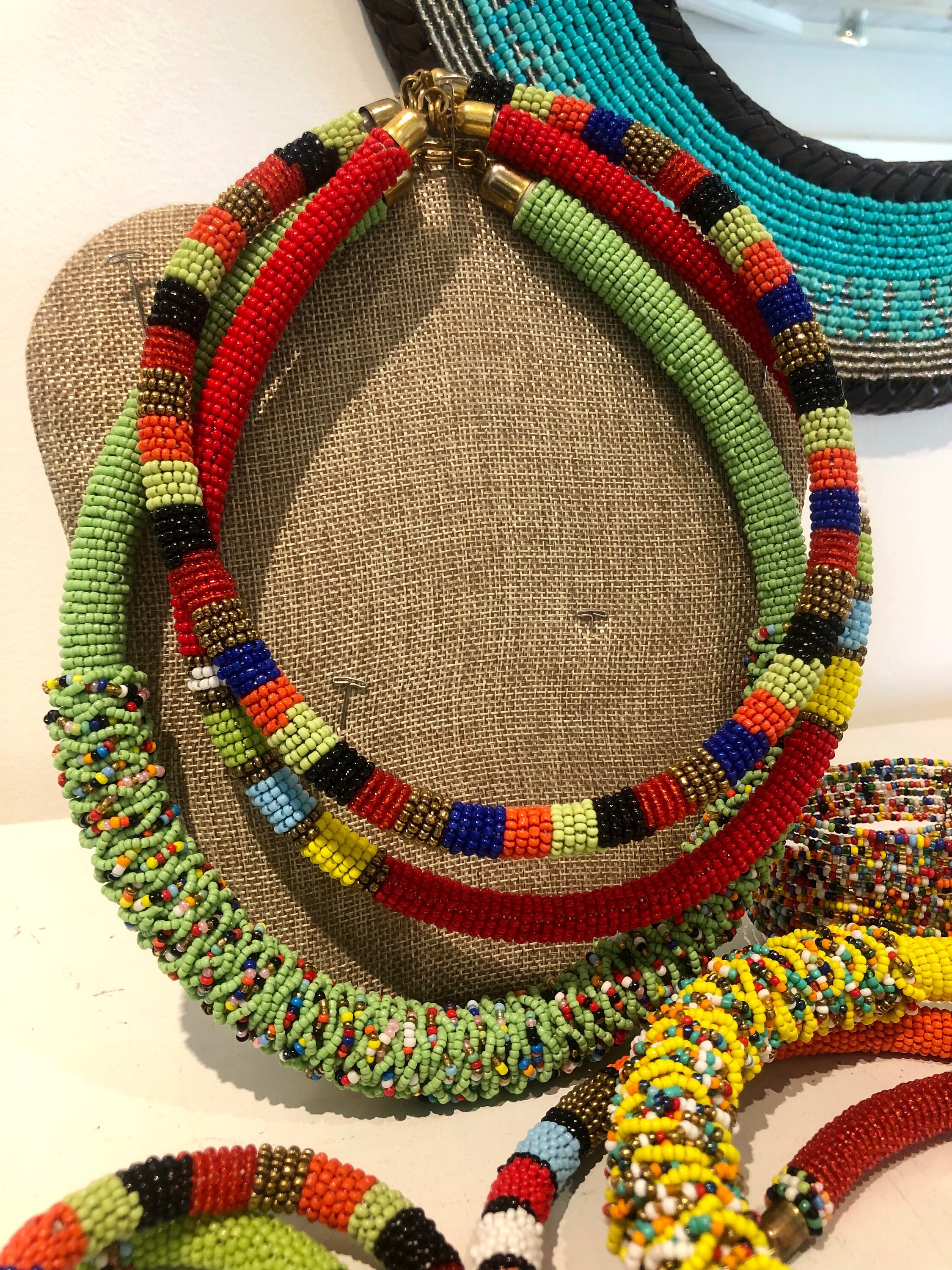 Handmade Beaded Necklace - Etsy