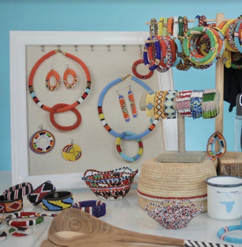 Handmade Beaded Necklace - Etsy