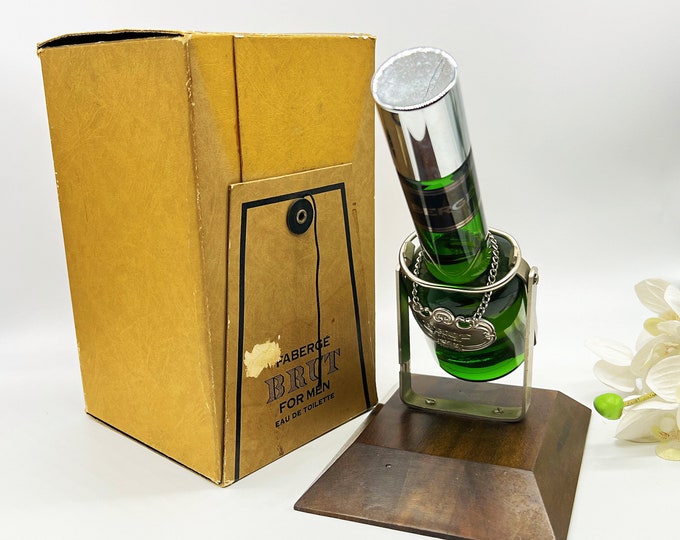 Vintage Faberge BRUT 'de Brut 33' 150 Ml Splash. Made in France. 75% ...