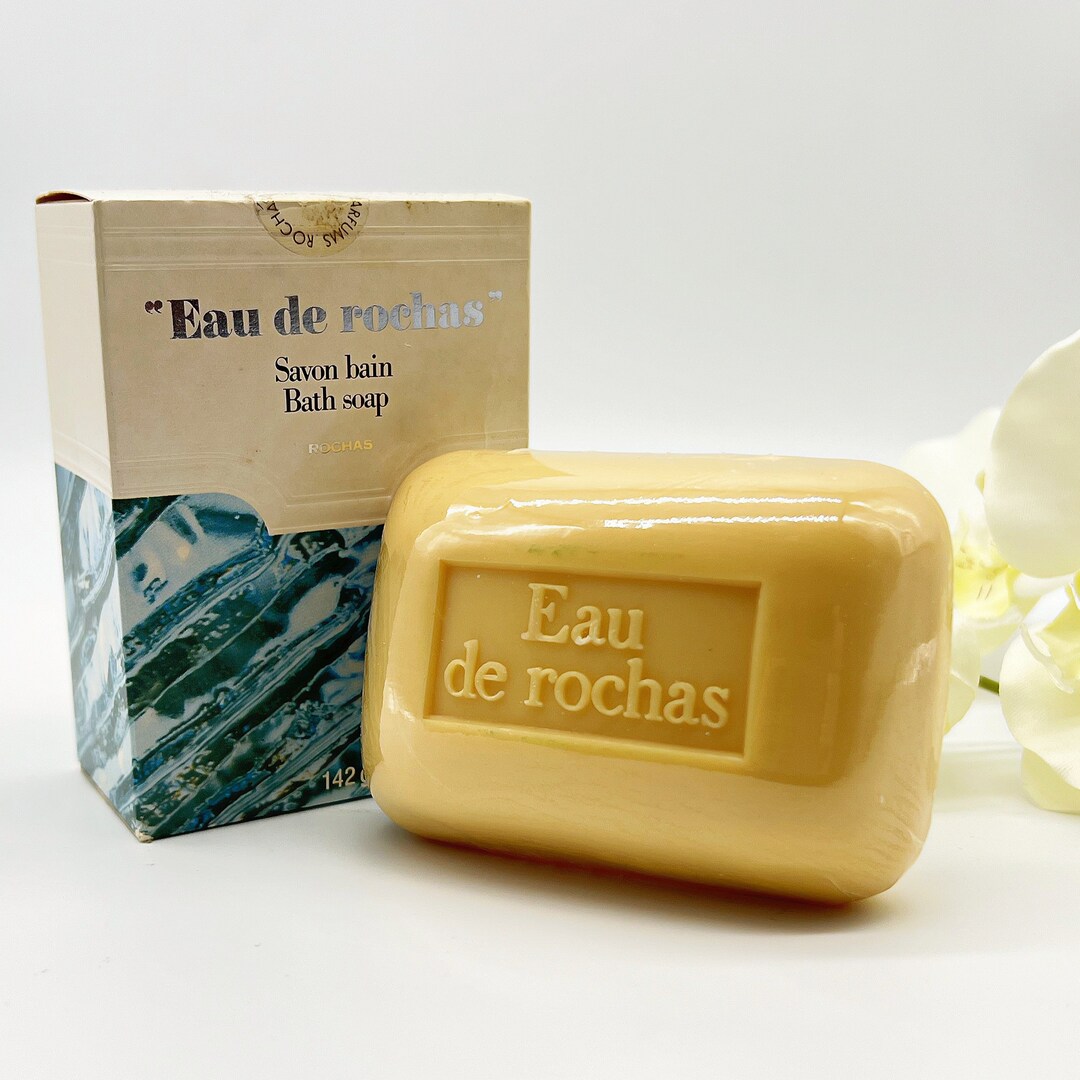 Vintage Bath Soap Eau De Rochas 142g or 5oz ,french Scented Soap, Bar ...