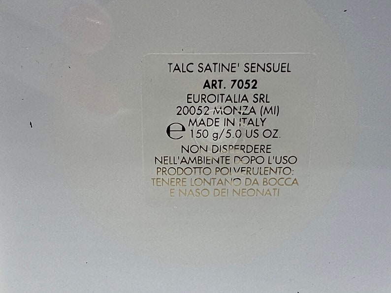 Dolce Gabbana Talc Satine Sensuel 150g/5 Fl.oz Body Powder Classic Red ...