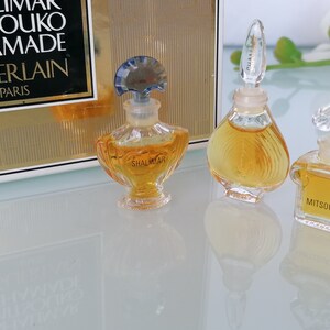 Miniature Perfume, Guerlain ,parfum /extrait Set 3 X 2 Ml Shalimar ...