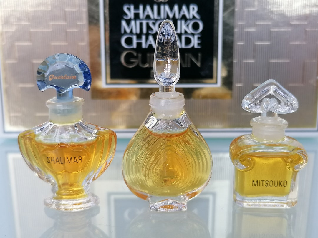 Miniature Perfume, Guerlain ,parfum /extrait Set 3 X 2 Ml Shalimar ...