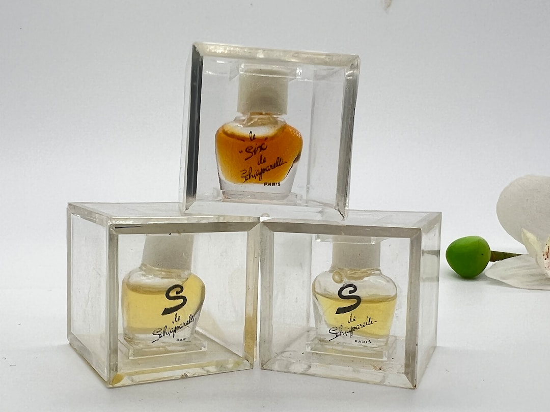 Miniature Perfumes 3 X 1ml Le Six and S De Schiaparelli Parfum Rare ...