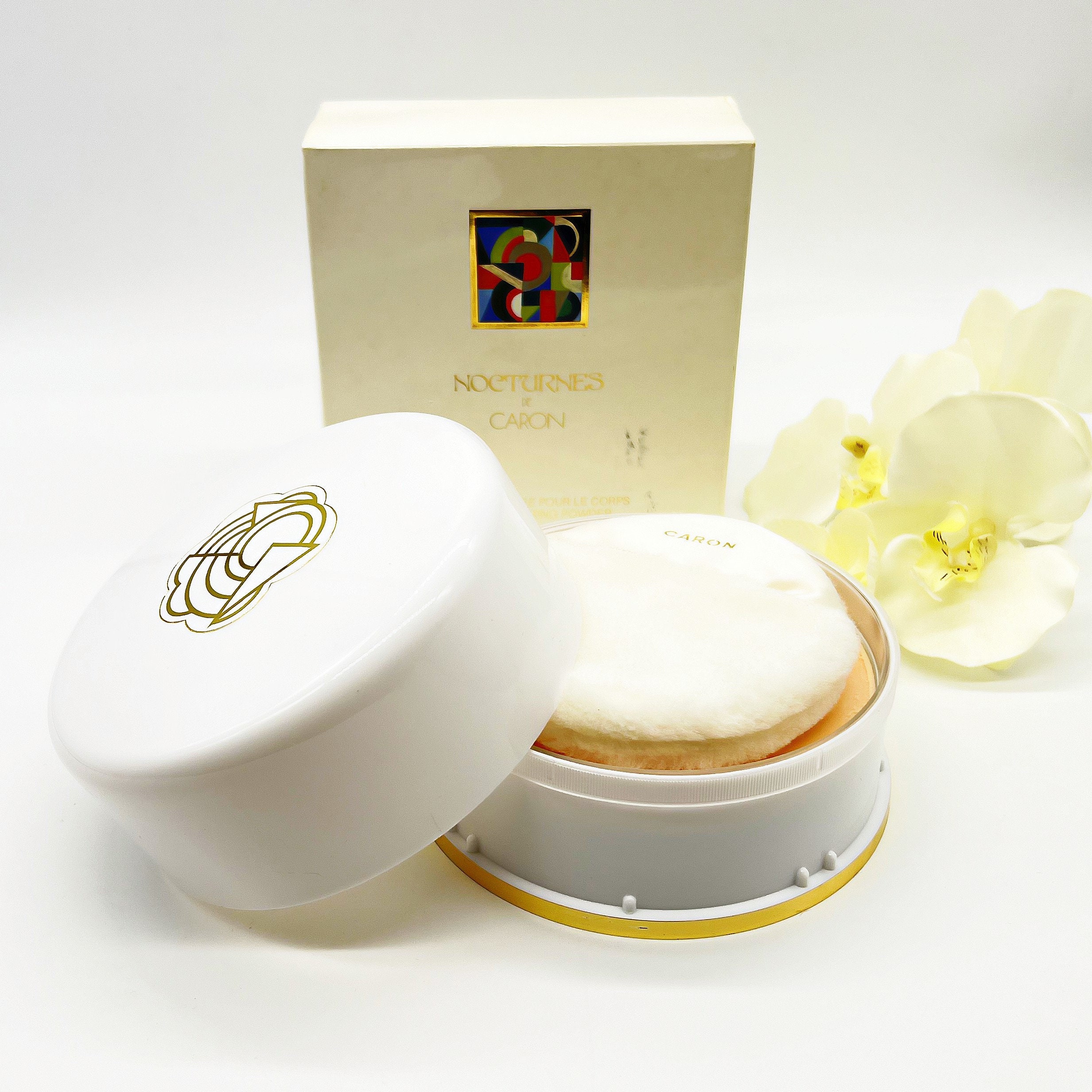 Nocturnes Caron, Perfumed Dusting Powder 7 Oz /200 G ,sealed New in Box ...