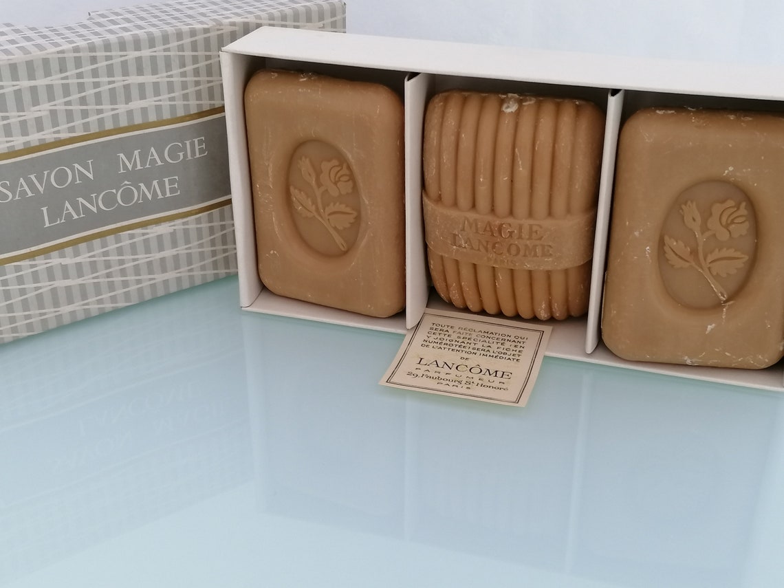 Vintage Soap Magie Lancome 1950 Perfumed Soaps Bar 3 x 75 | Etsy