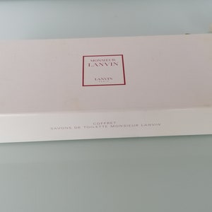 Monsieur Lanvin Vintage Perfumed Soap Set 3x 90 G Gift Idea for Men - Etsy