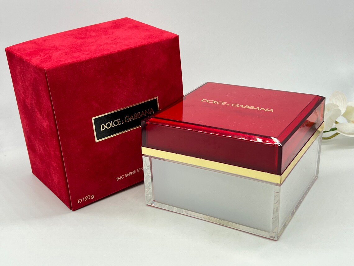 Dolce Gabbana Talc Satine Sensuel 150g/5 Fl.oz Body Powder Classic Red ...