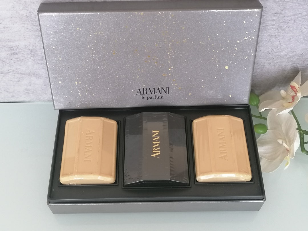 Armani Perfumed Soap Set 3x 100 G / 3,5 Oz Rare Vintage Soap for Women ...