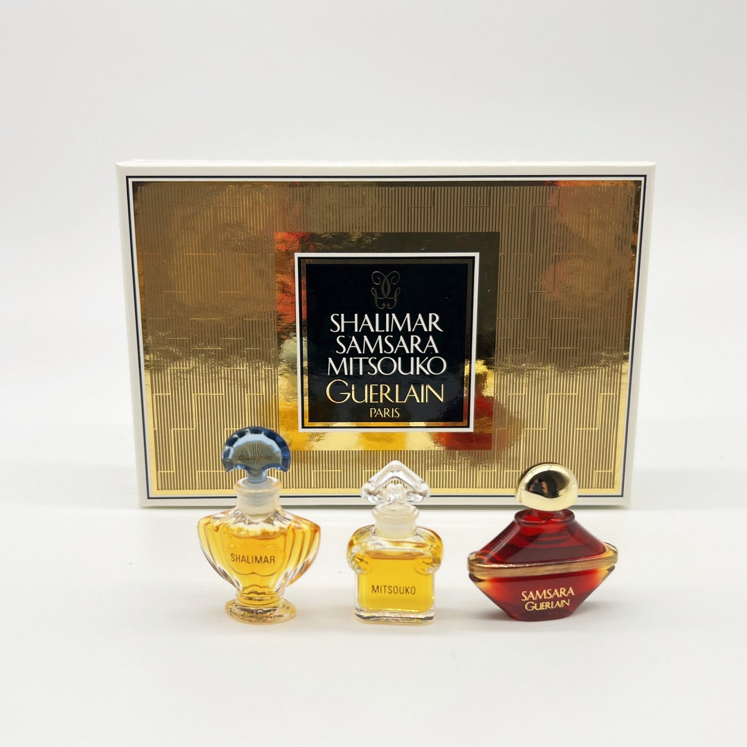Set Miniature Perfume, Guerlain ,parfum /extrait 3 X 2 Ml Shalimar ...