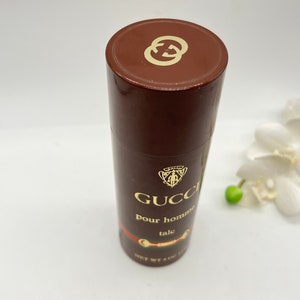 Gucci Pour Homme TALC 115g/4oz vintage Perfumed Body Talc for - Etsy