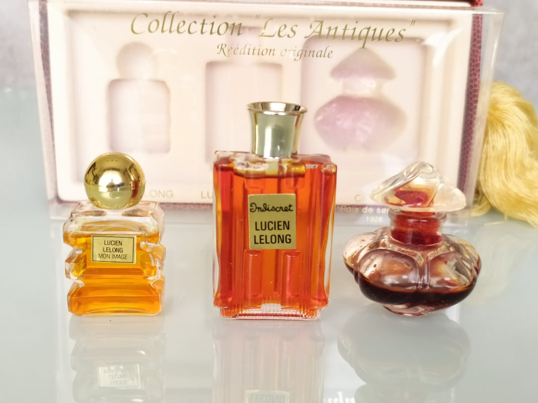 Lucien Lelong Pure Perfume Set of 3 Miniatures Original Edition ...