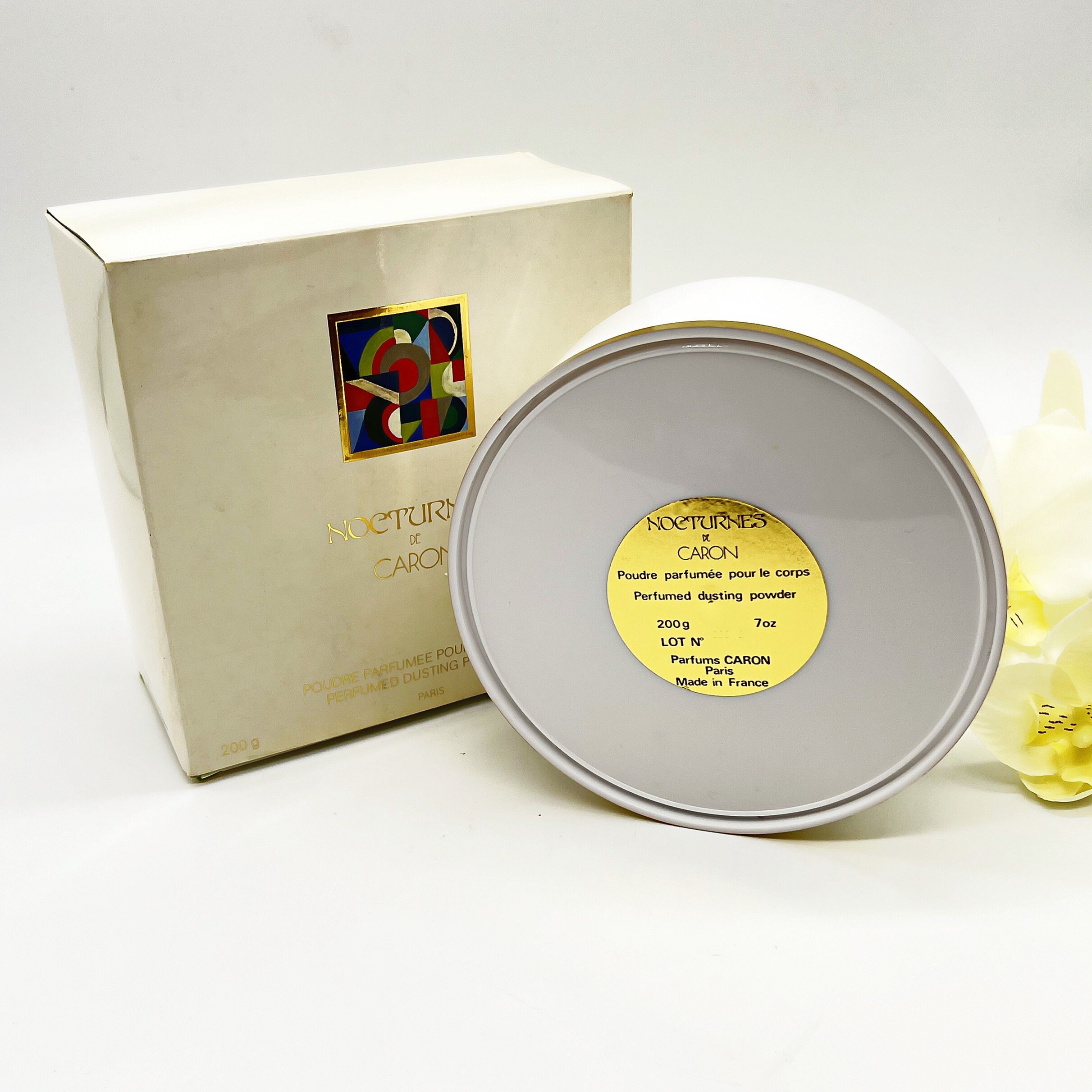 Nocturnes Caron, Perfumed Dusting Powder 7 Oz /200 G ,sealed New in Box ...