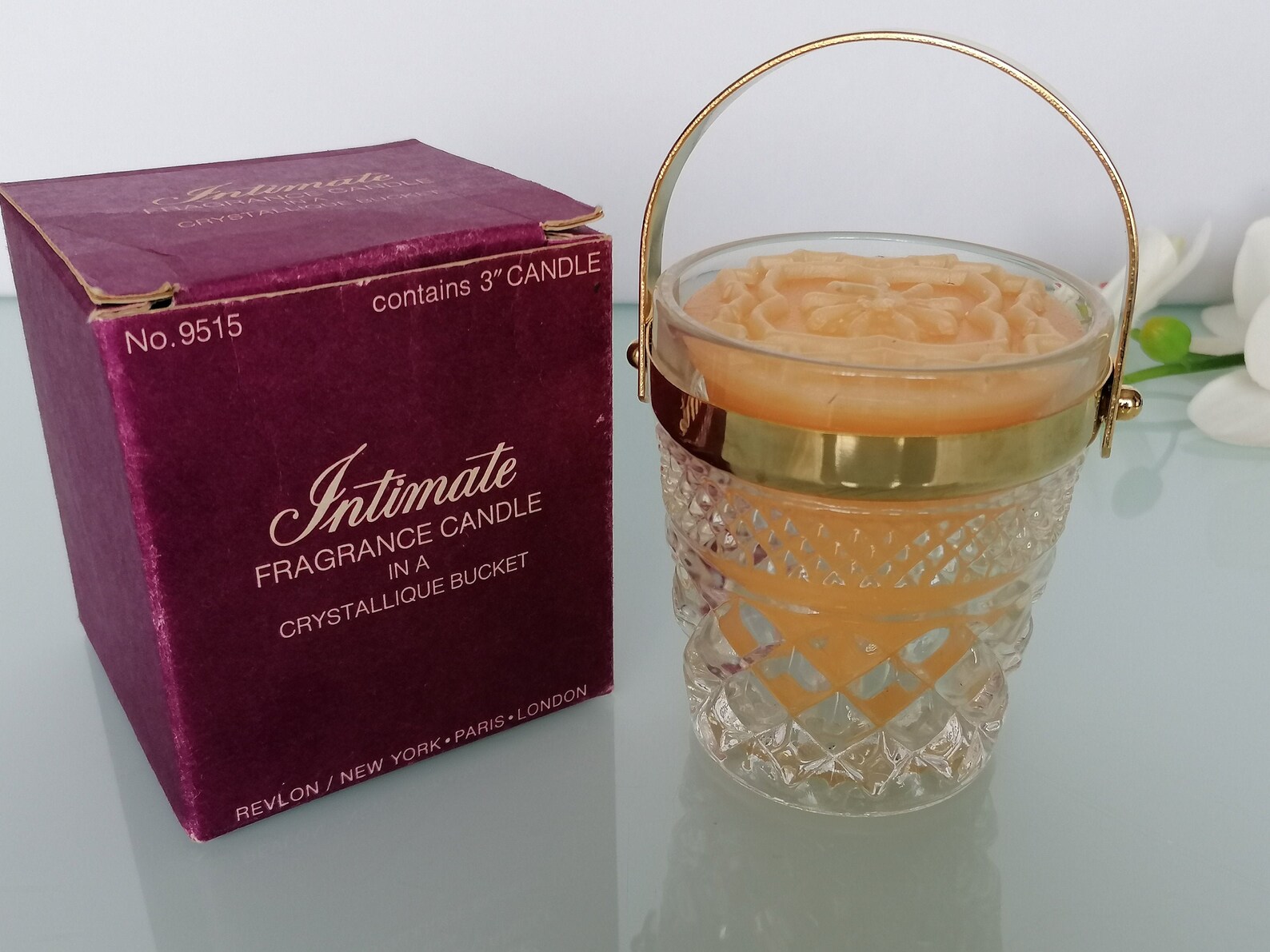 Revlon Intimate Fragrance Candle in a Crystallque Bucet - Etsy