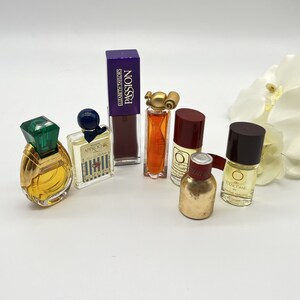 Lot of 18 Miniature Perfume Bottles, Vintage Fragrance 80s, 90s ...