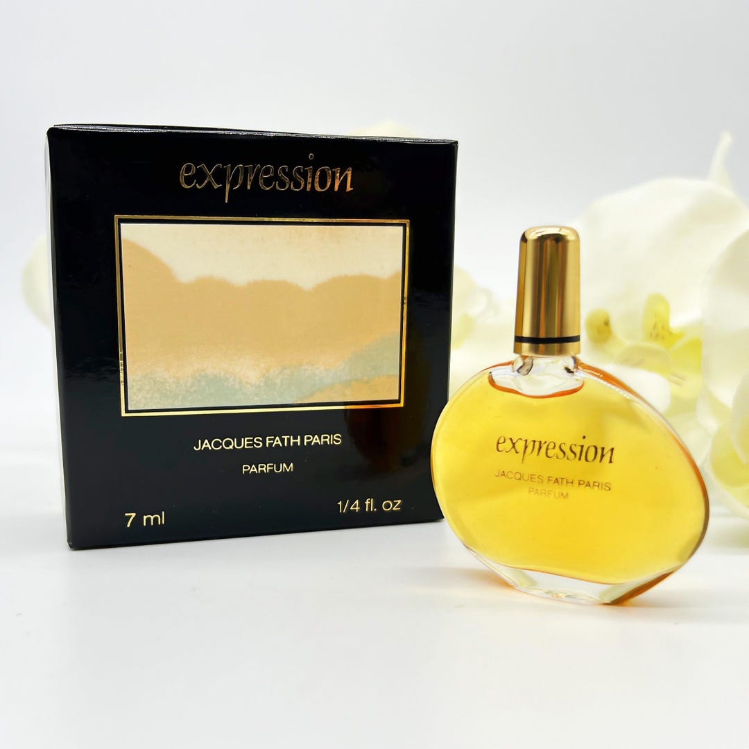 Vintage 1977 Jacques Fath Expression Extrait 7ml Rare French Perfume ...