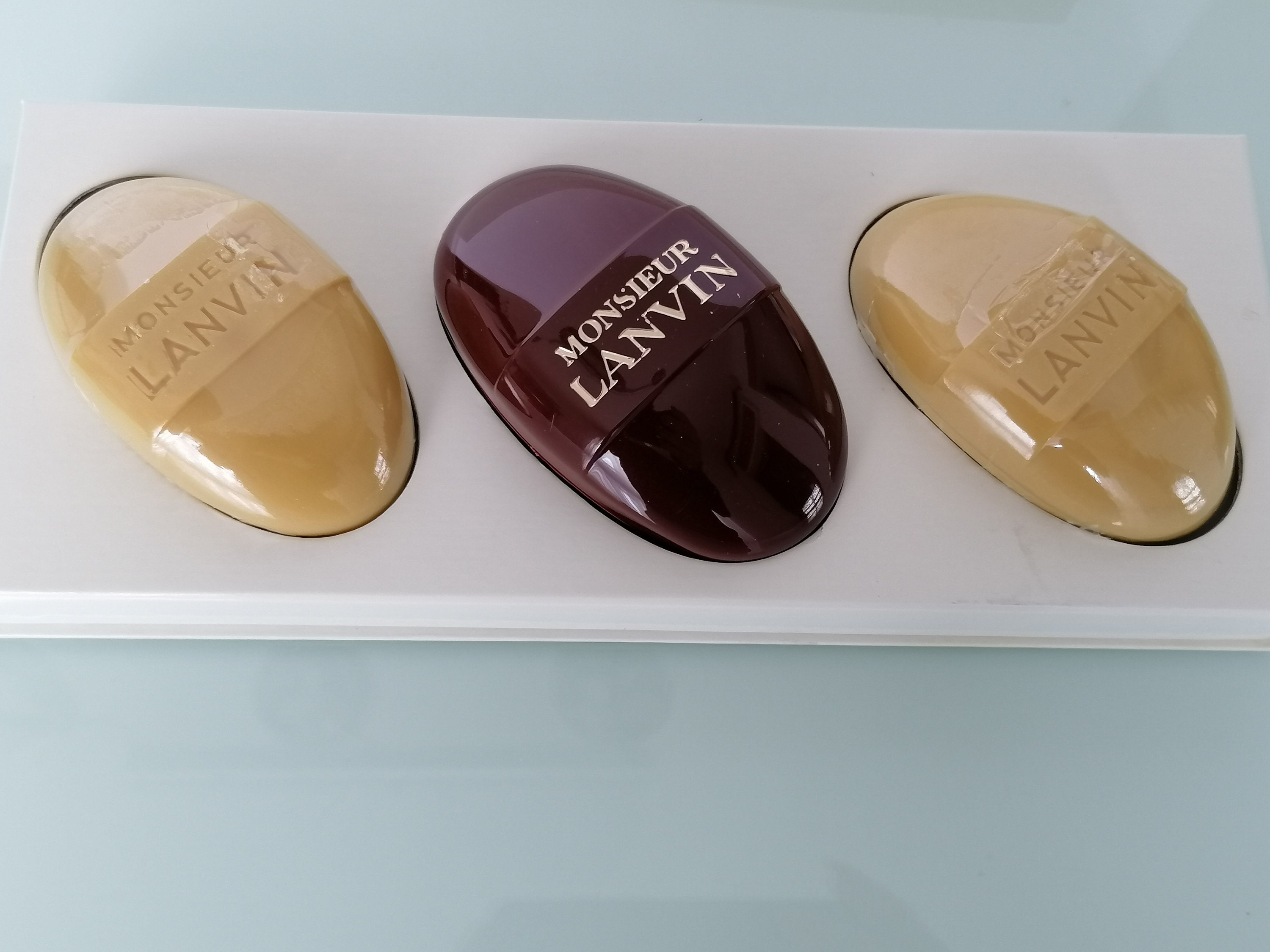 Monsieur Lanvin Vintage Perfumed Soap Set 3x 90 G Gift Idea - Etsy