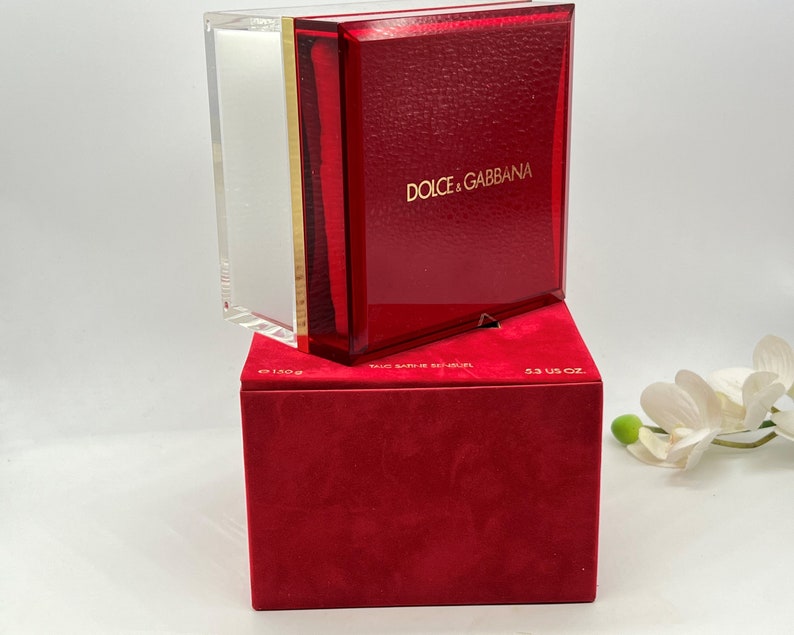 Dolce Gabbana Talc Satine Sensuel 150g/5 Fl.oz Body Powder Classic Red ...