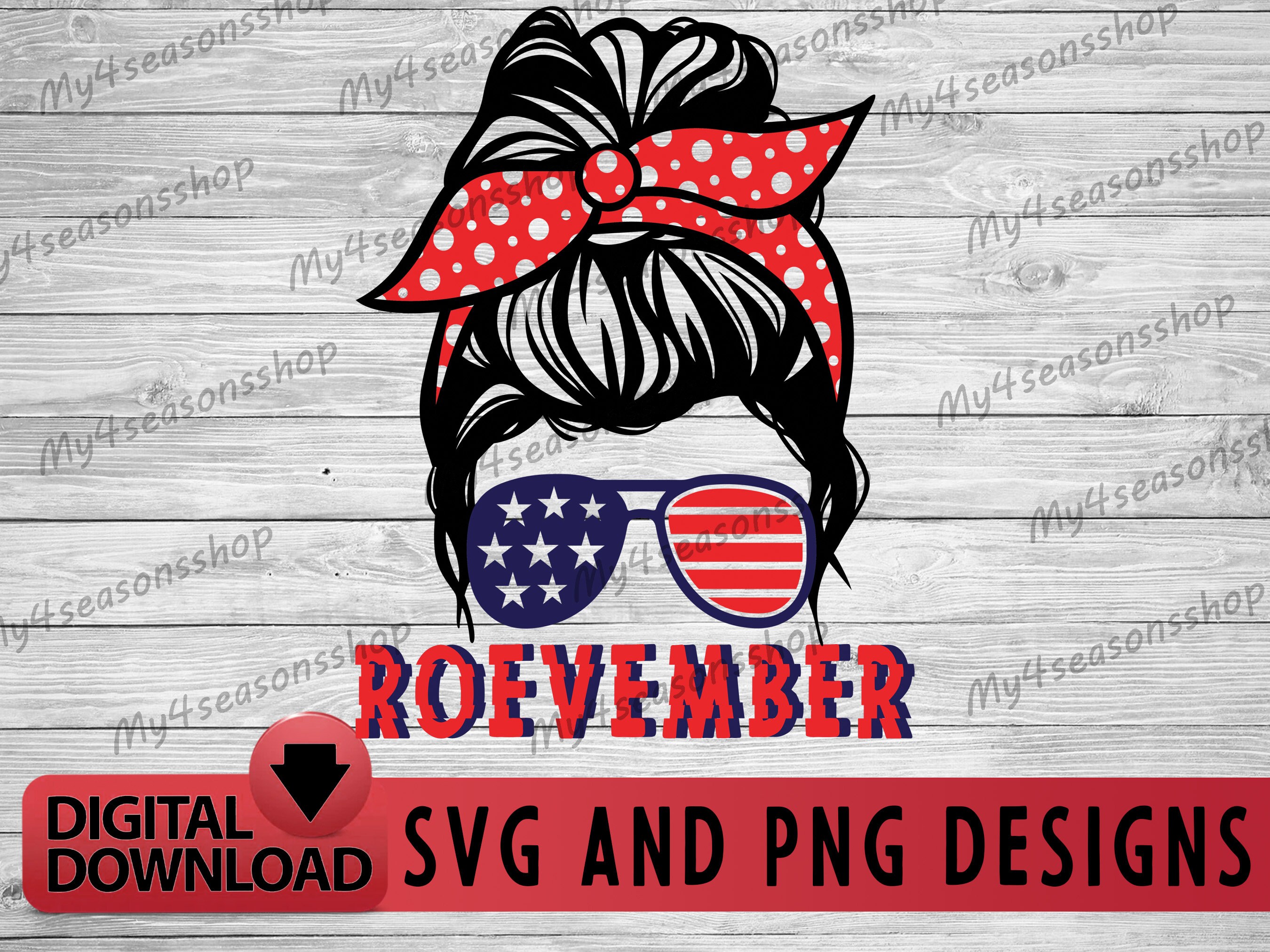 Roevember Messy Bun Png and Svg roevember SVG and PNG Images - Etsy