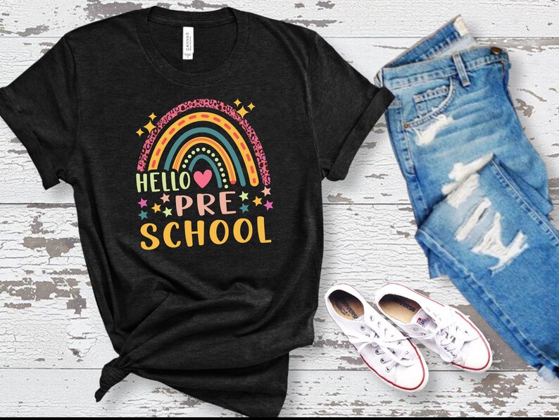 Hello Back to School Rainbow SVG Back to School Png Bundle - Etsy