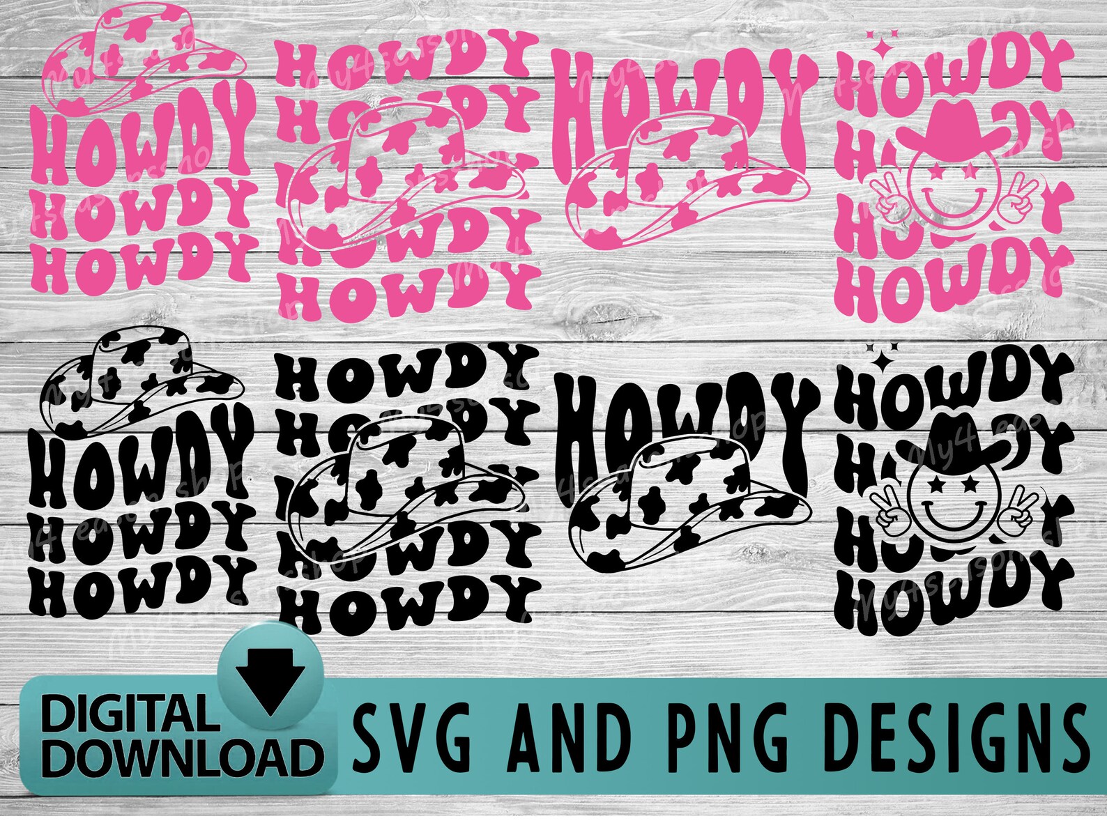 Howdy Svg Yee Haw Svg Cowboy Svg Stacked Howdy Svg - Etsy