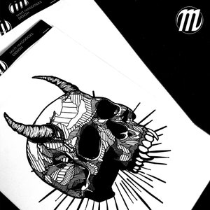 ACCUSER A4 Art Print Signed and Packaged / Skull / Illustration ...