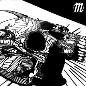 ACCUSER A4 Art Print Signed and Packaged / Skull / Illustration ...