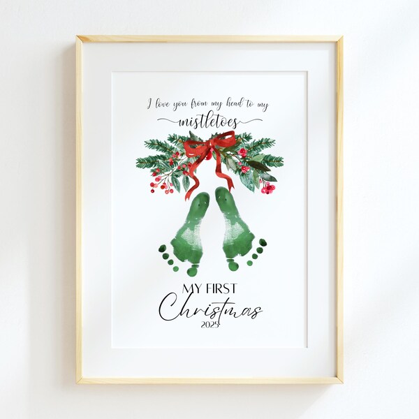 Christmas Diy Footprint - Etsy