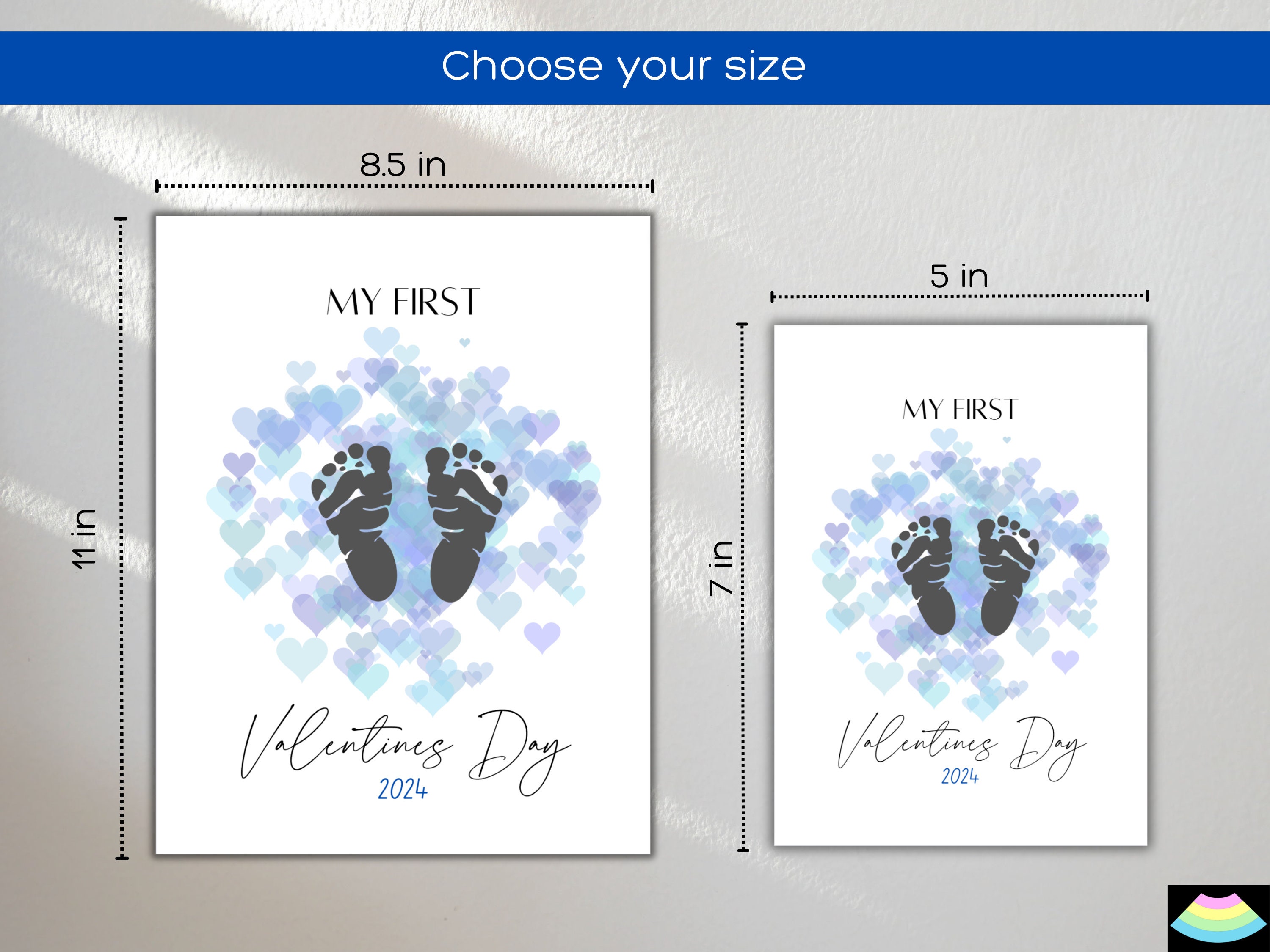 DIY Baby Keepsake Footprint Craft Babys First Valentines Day Print ...