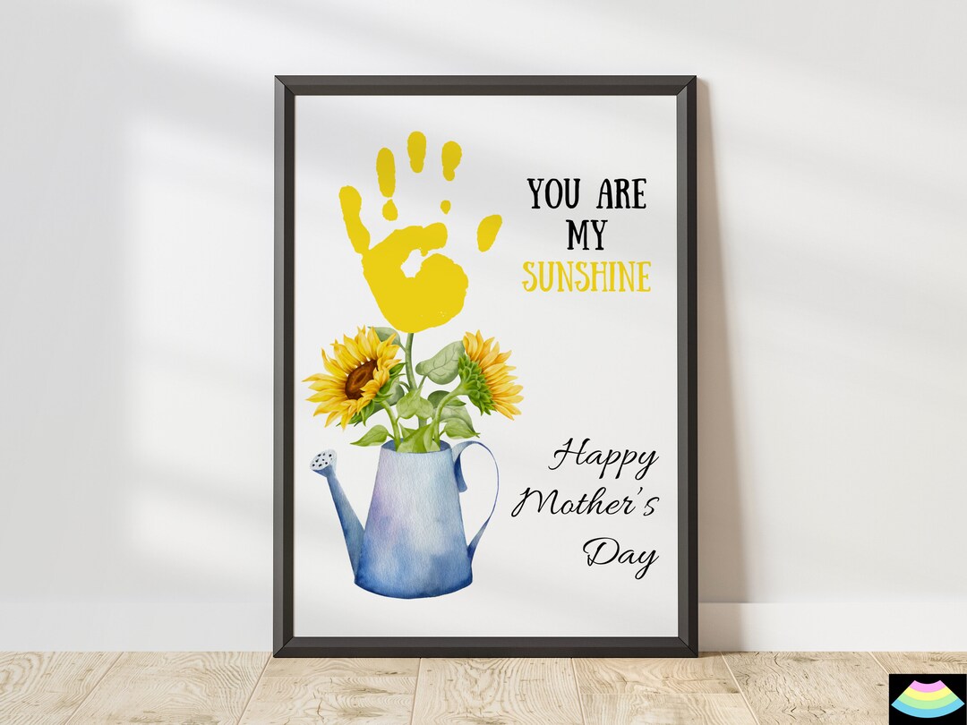 You Are My Sunshine Mother's Day Arts and Craft Keepsake, Baby Toddler ...