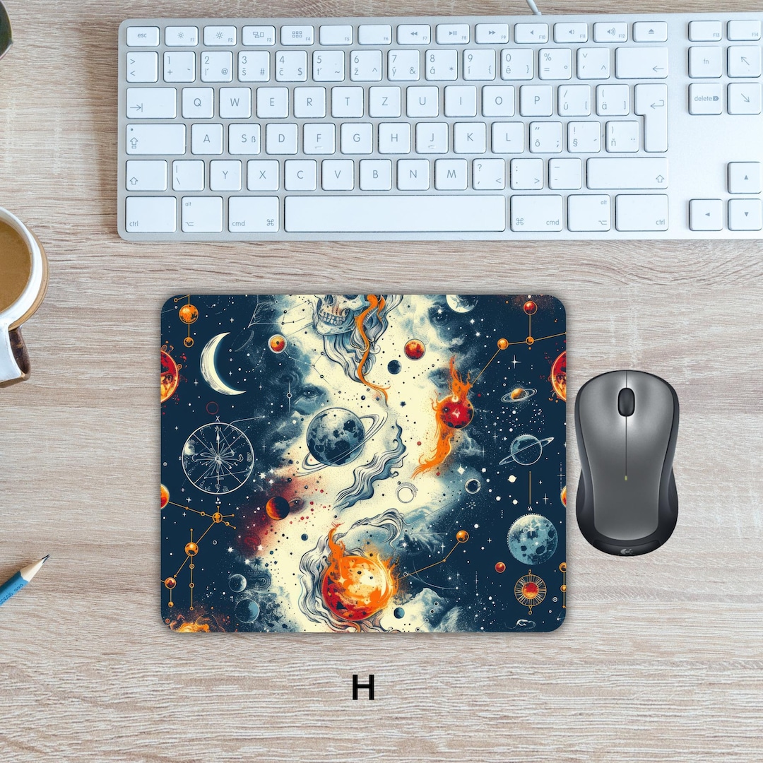 Celestial Mouse Pad, Stars and Planets, Astrology, Computer Accessory ...