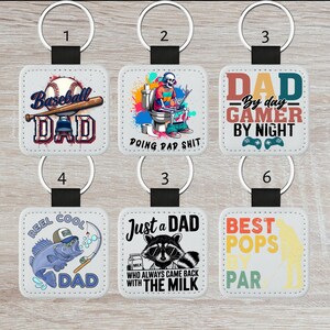 Father's Day Keychain, Dad Key Chain, Keychain for Dad, Gift for Papa ...