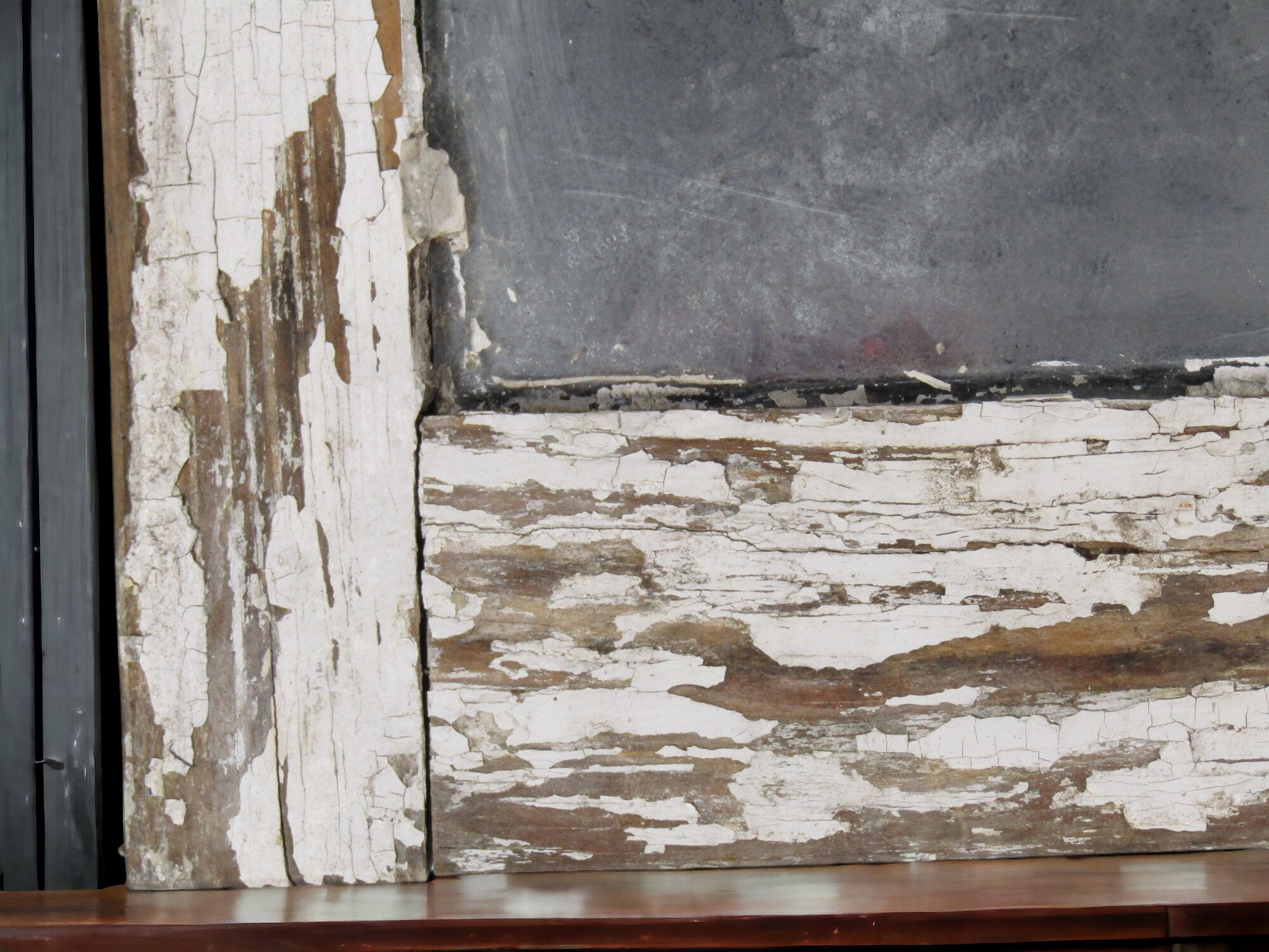 Antiqued Distressed Farmhouse Window With Color Washed Mirror - Etsy