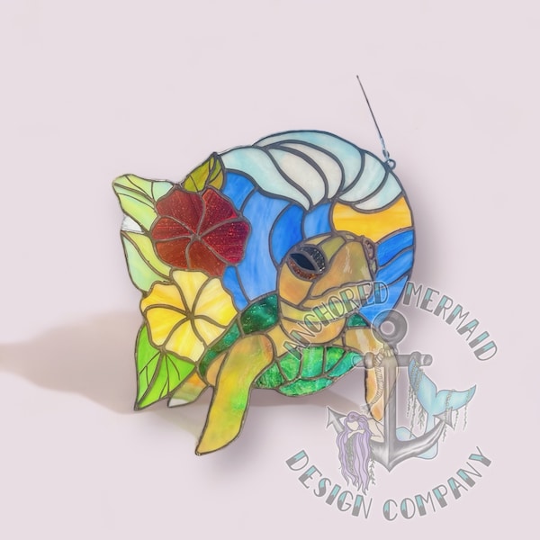 Stained Glass Sea Turtle Kit - Etsy