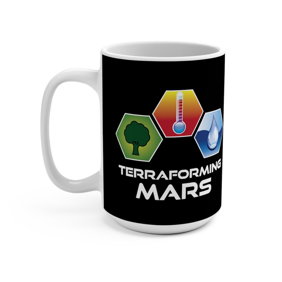 Terraforming Mars Mug White Exterior 15oz - Etsy