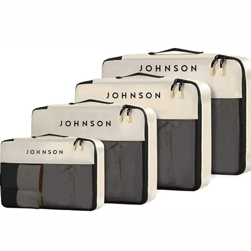 Personalized Packing Cubes - Etsy