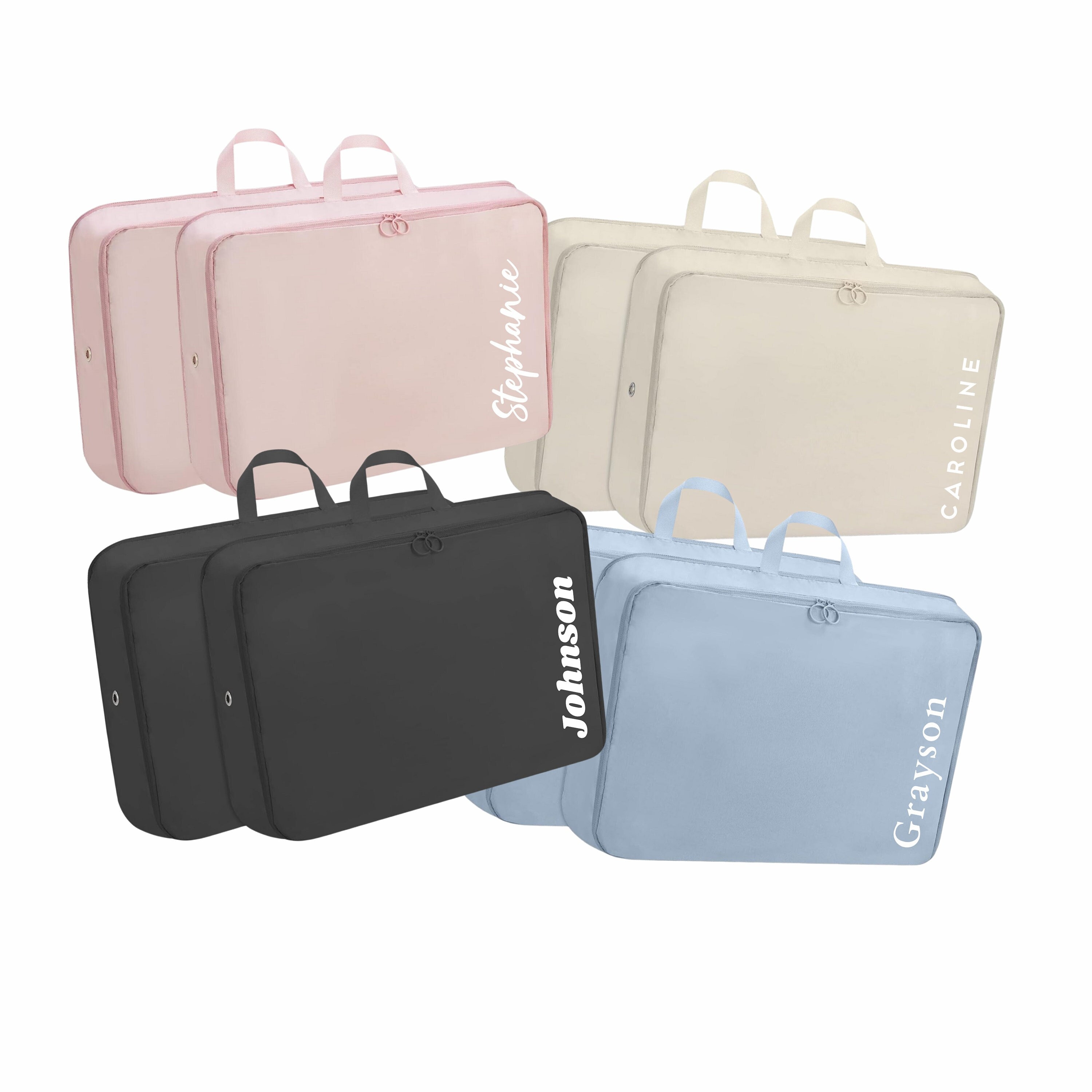 Personalized Compression Packing Cubes (set of 2) - Etsy