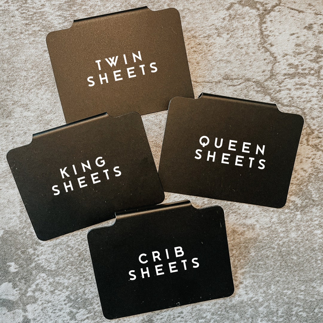 Custom Vinyl Bin Clip Labels: Kitchen & Closet Organization - Etsy