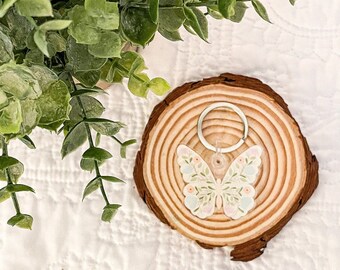 Butterfly Acrylic Keychain - Etsy