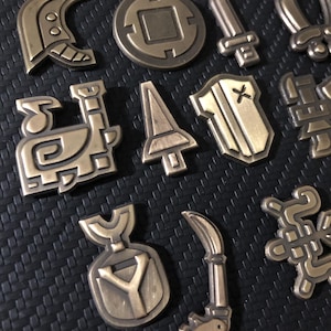 MH Weapon Class Symbols - Monster Hunter Inspired Enamel Pins and ...