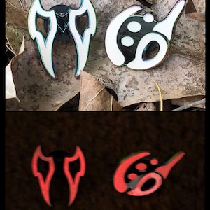 FFXIV Job Stone Symbol Pins - FF14 Inspired Glow in the Dark Enamel ...