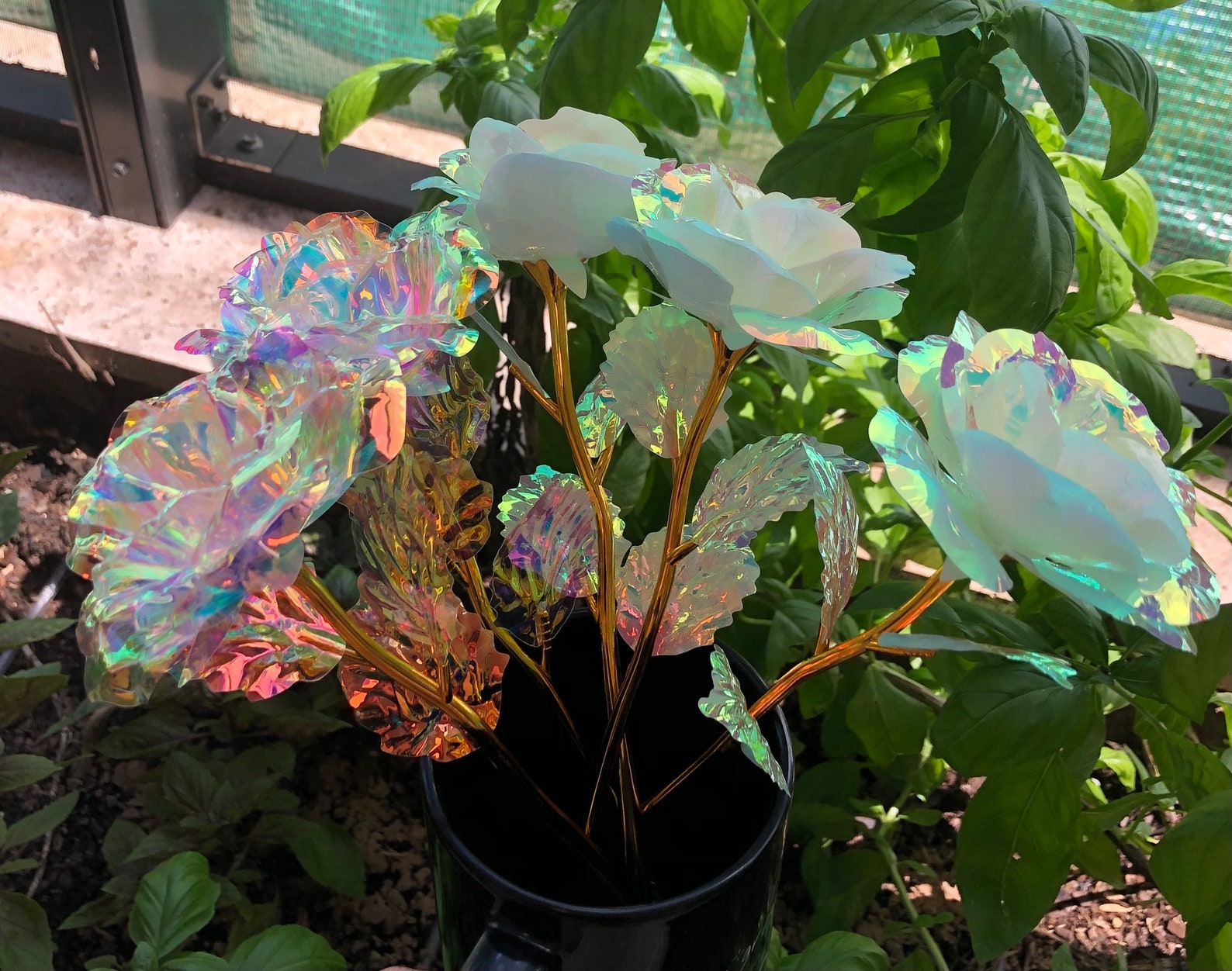 FFXIV Elpis Glow in the Dark Holographic Flower, FFXIV Endwalker ...