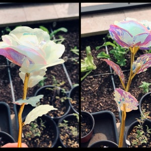 FFXIV Elpis Glow in the Dark Holographic Flower, FF14 Endwalker ...