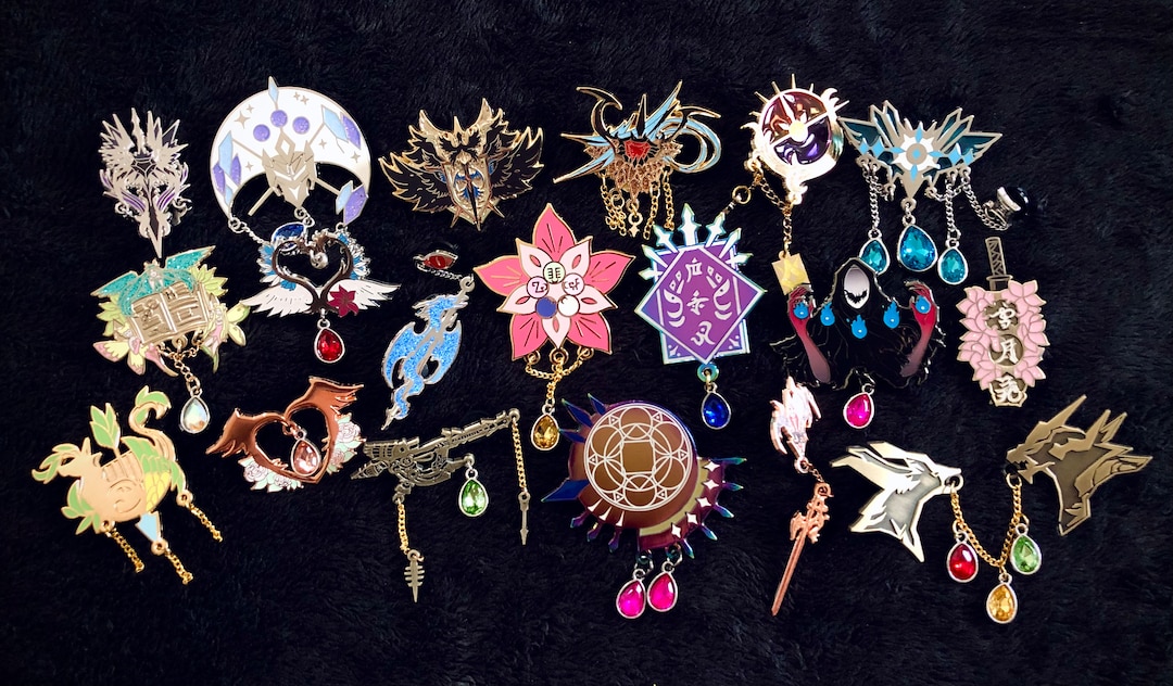FFXIV Job Enamel Pins - FF14 Inspired Tank Healer DPS Classes - Etsy