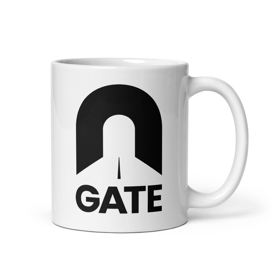 GATE 11oz Mug - Abiotic Factor Inspired, Double-sided White Glossy ...