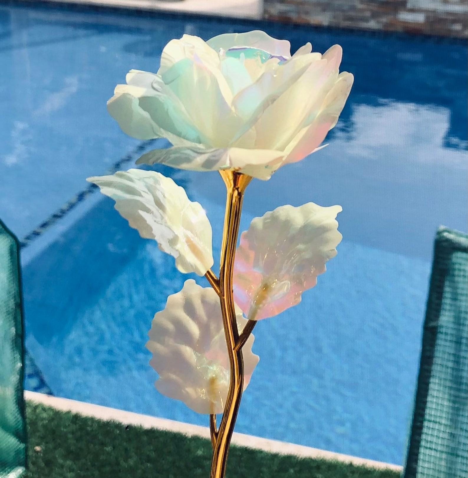 FFXIV Elpis Glow in the Dark Holographic Flower, FFXIV Endwalker ...